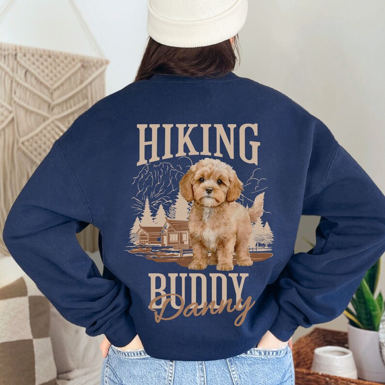 Custom Cavapoo Shirt, Backprint, Cavapoo Mom, Cavoodle Shirt, Doglover ...