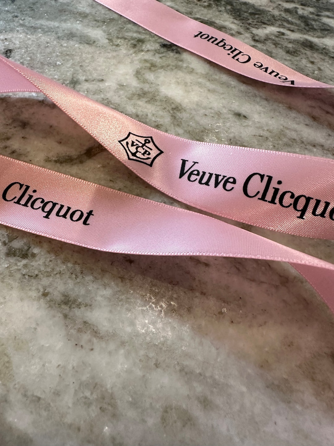Veuve Clicquot Ribbon by the Yard Satin Luxury Rose Champagne Bottle ...