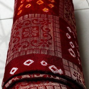 Handmade Handicraft Pure Bandhani Saree in Jetpur,buy Bandhani Saree ...