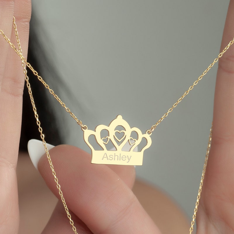 Crown Necklace - Etsy