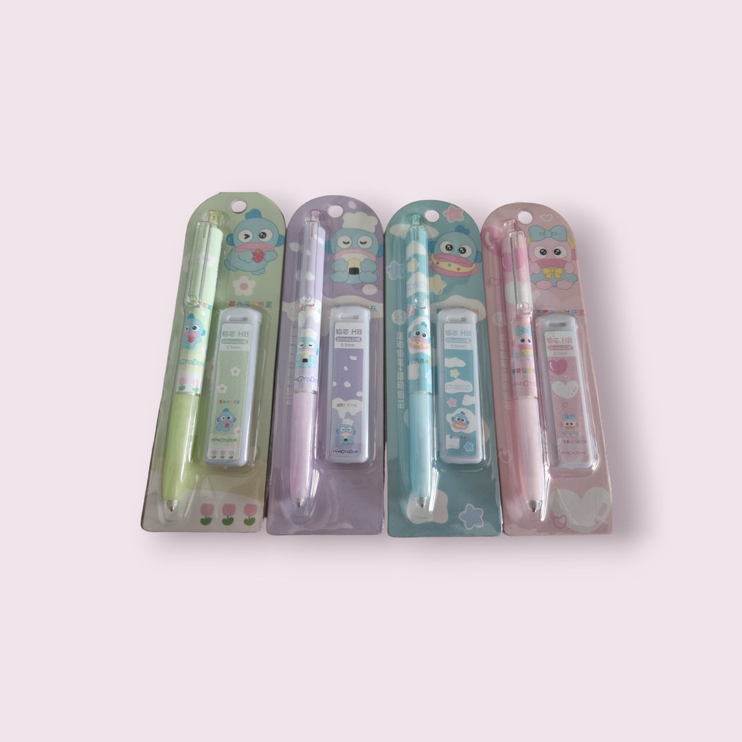 Sanrio Hangyodon Mechanical Pencil, Fish Man, Refills, Stationery ...