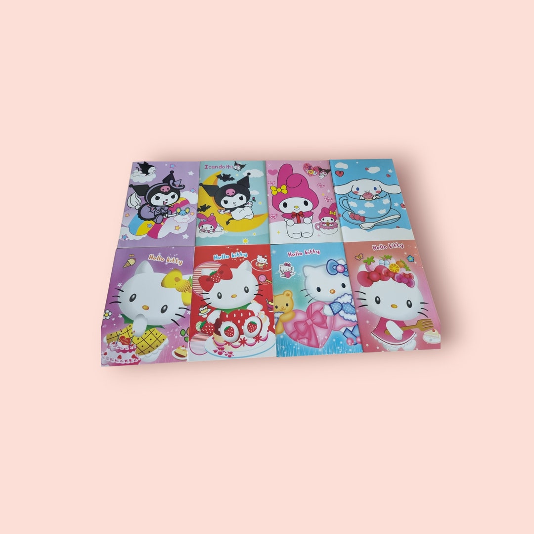Sanrio Notebooks, Lined Paper, Hello Kitty, Kuromi, My Melody ...