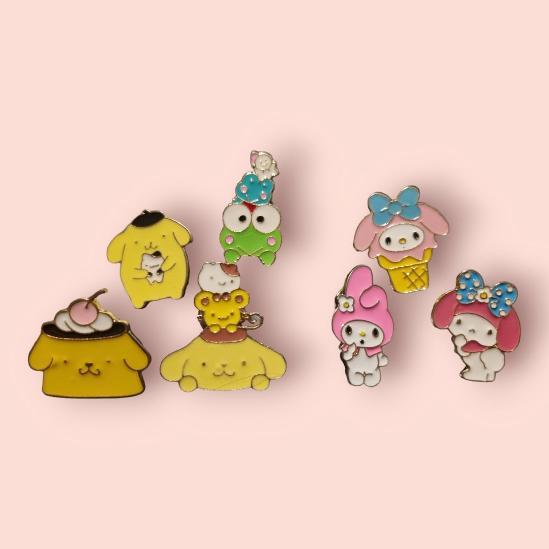 Sanrio Pins, Kawaii Pins, Enamel, Hard Enamel, Badges, Backpack Badges ...