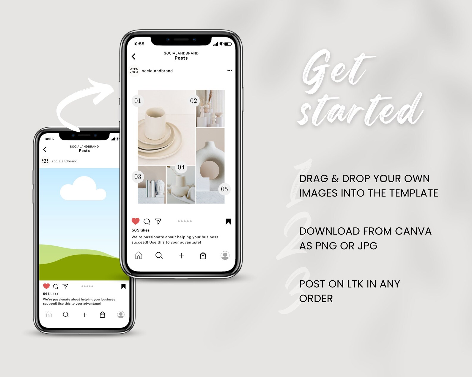 75 LTK Canva Neutral Templates | Liketoknowit Collage | LTK Posts for ...