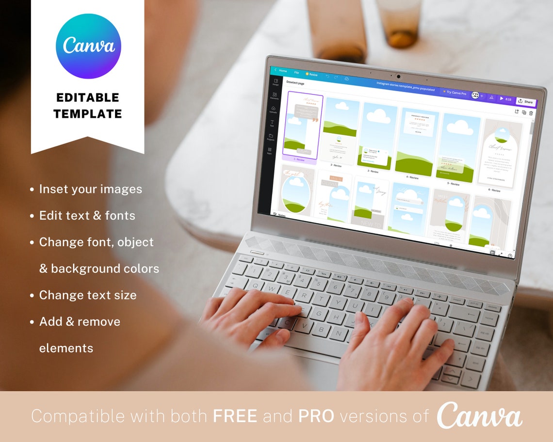 75 LTK Canva Neutral Templates | Liketoknowit Collage | Warm LTK Posts ...