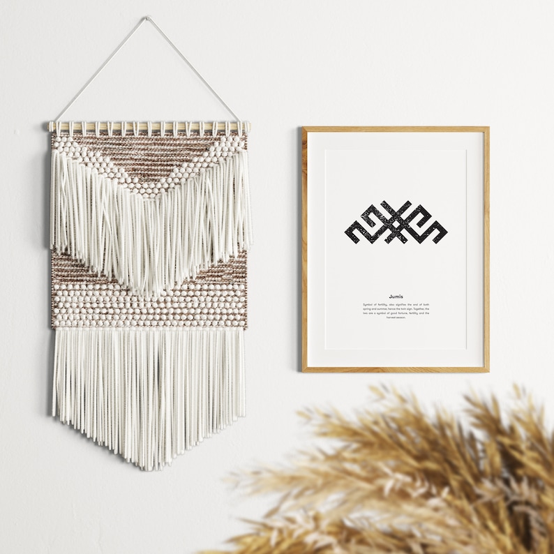 Traditional Baltic Ethnic Symbol JUMIS, Minimalist Wall Art, Digital ...