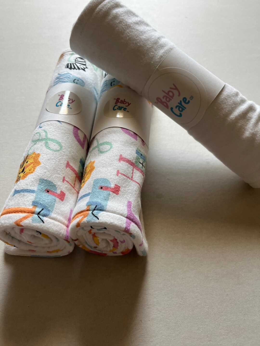 ABC Animal Burp Cloth - Etsy