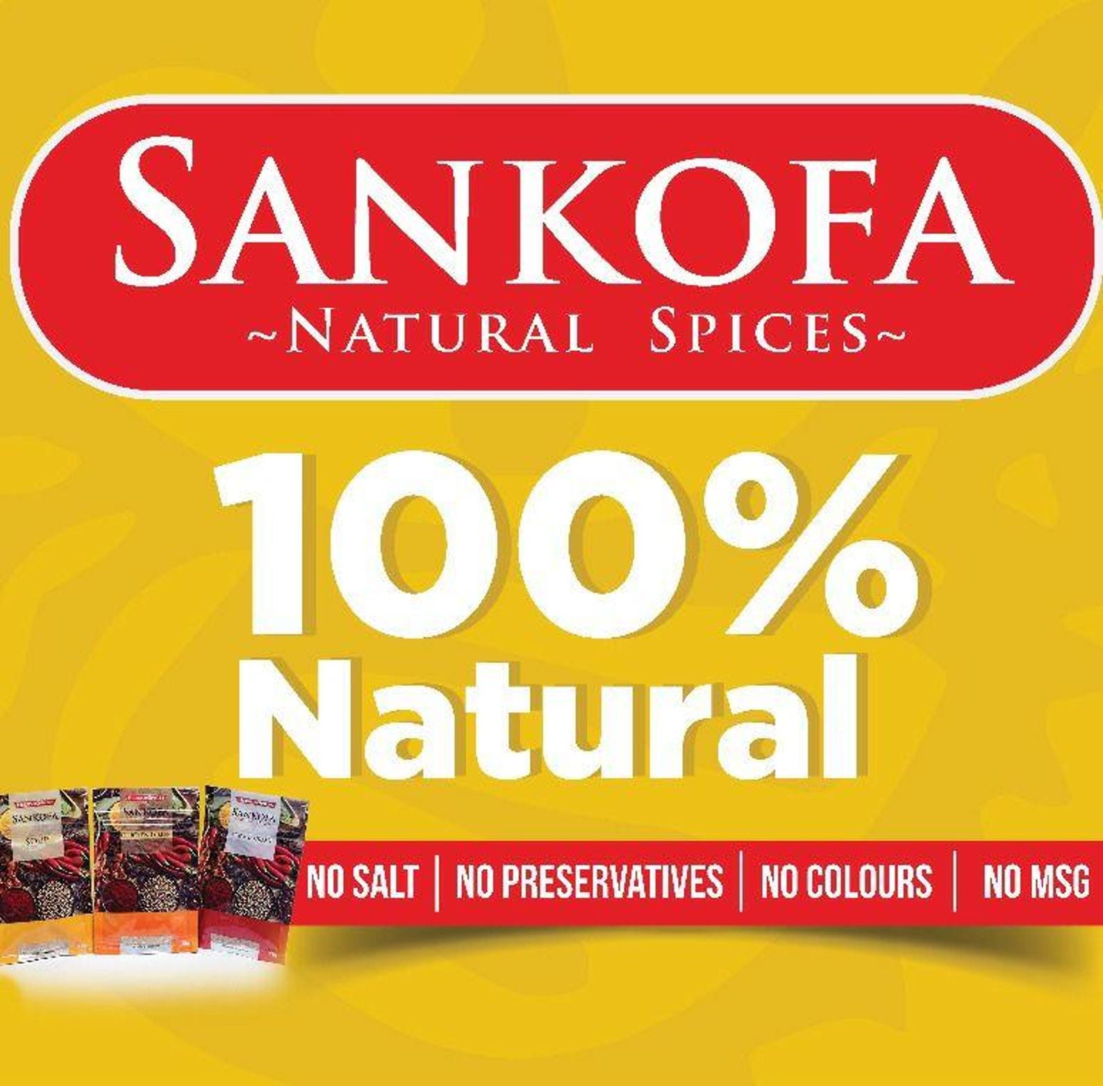 Sankofa Natural Spices (strip of 12 Sachets 5g Each) - Etsy