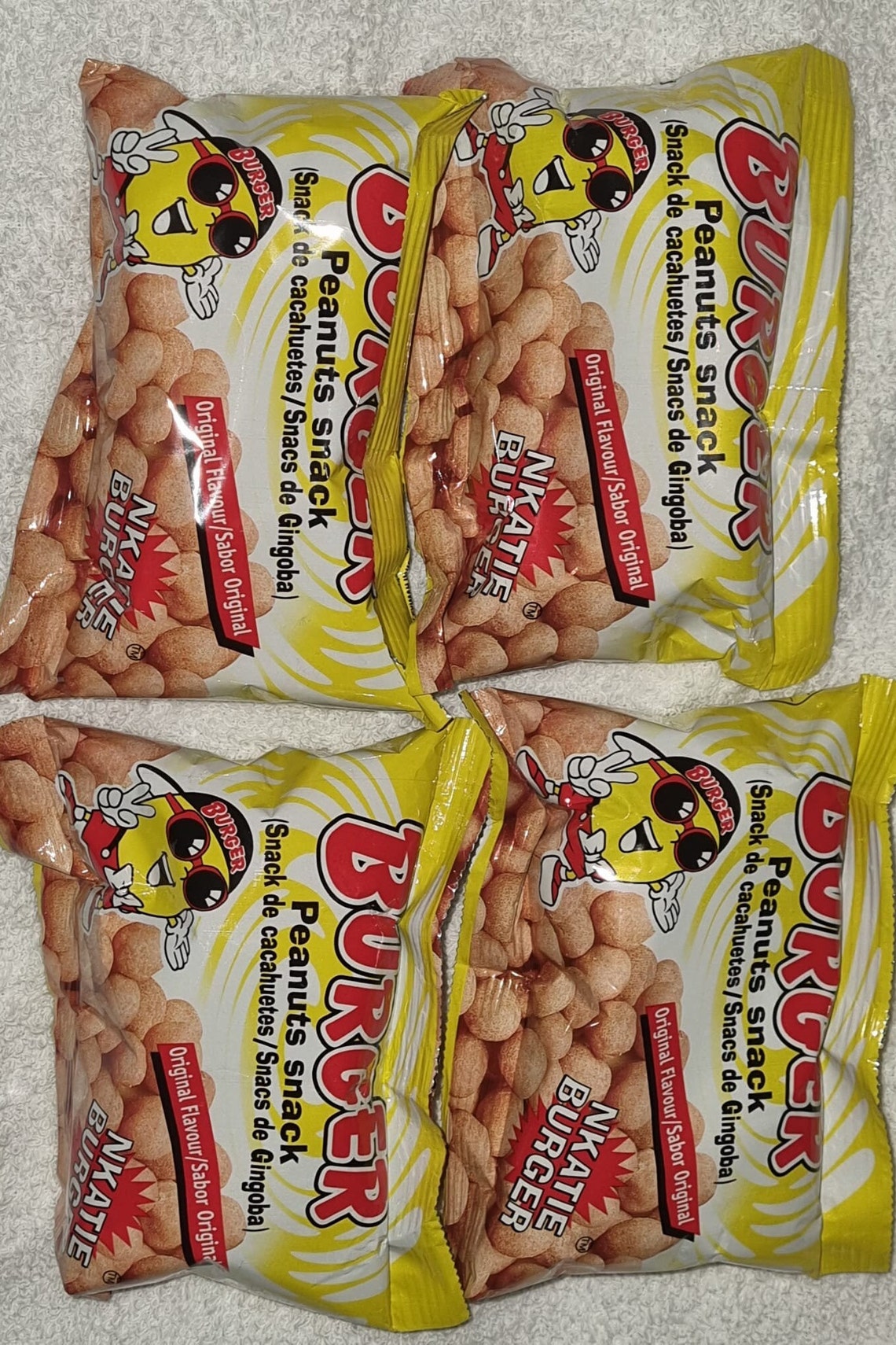 Nkatie Burger Peanuts Ghana Nigerian Snack (pack of 12) - ONLY A FEW ...