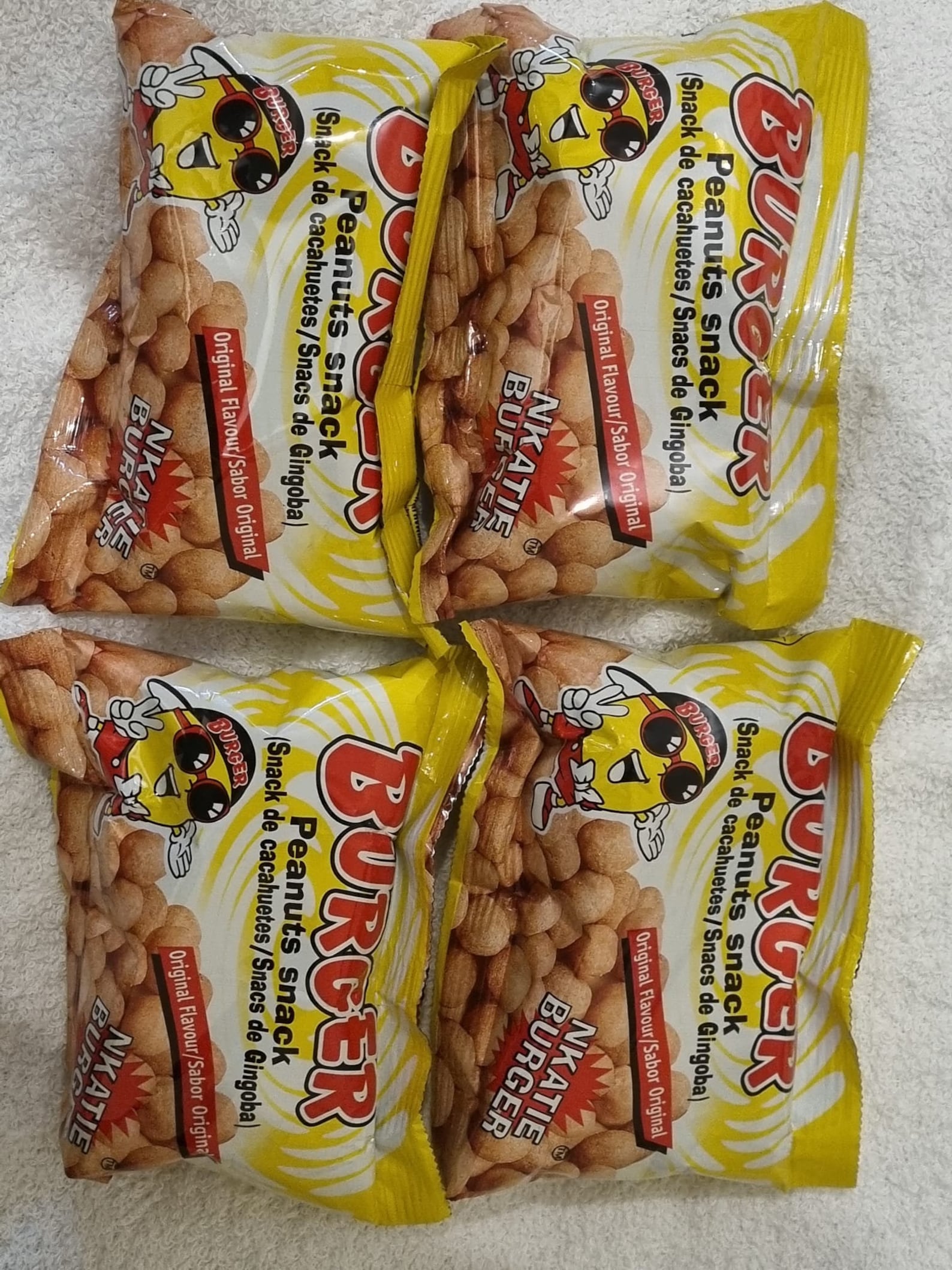 Nkatie Burger Peanuts Ghana Nigerian Snack (pack of 12) - ONLY A FEW ...