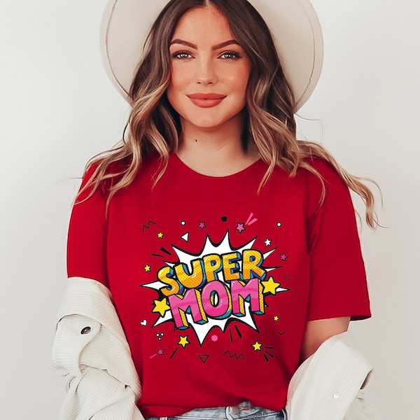 Super Mom T Shirt - Etsy