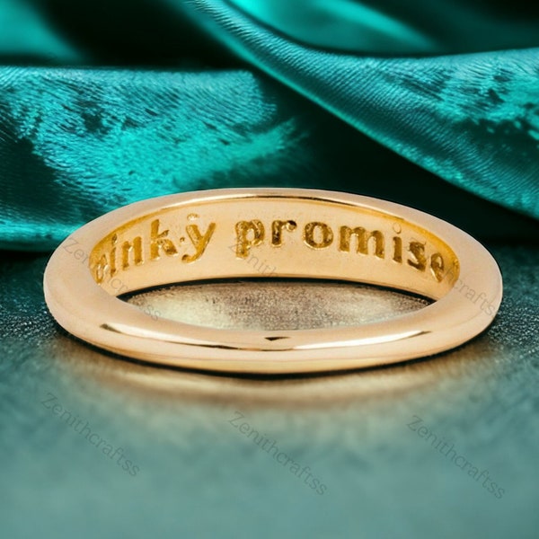 Gold Promise Ring - Etsy