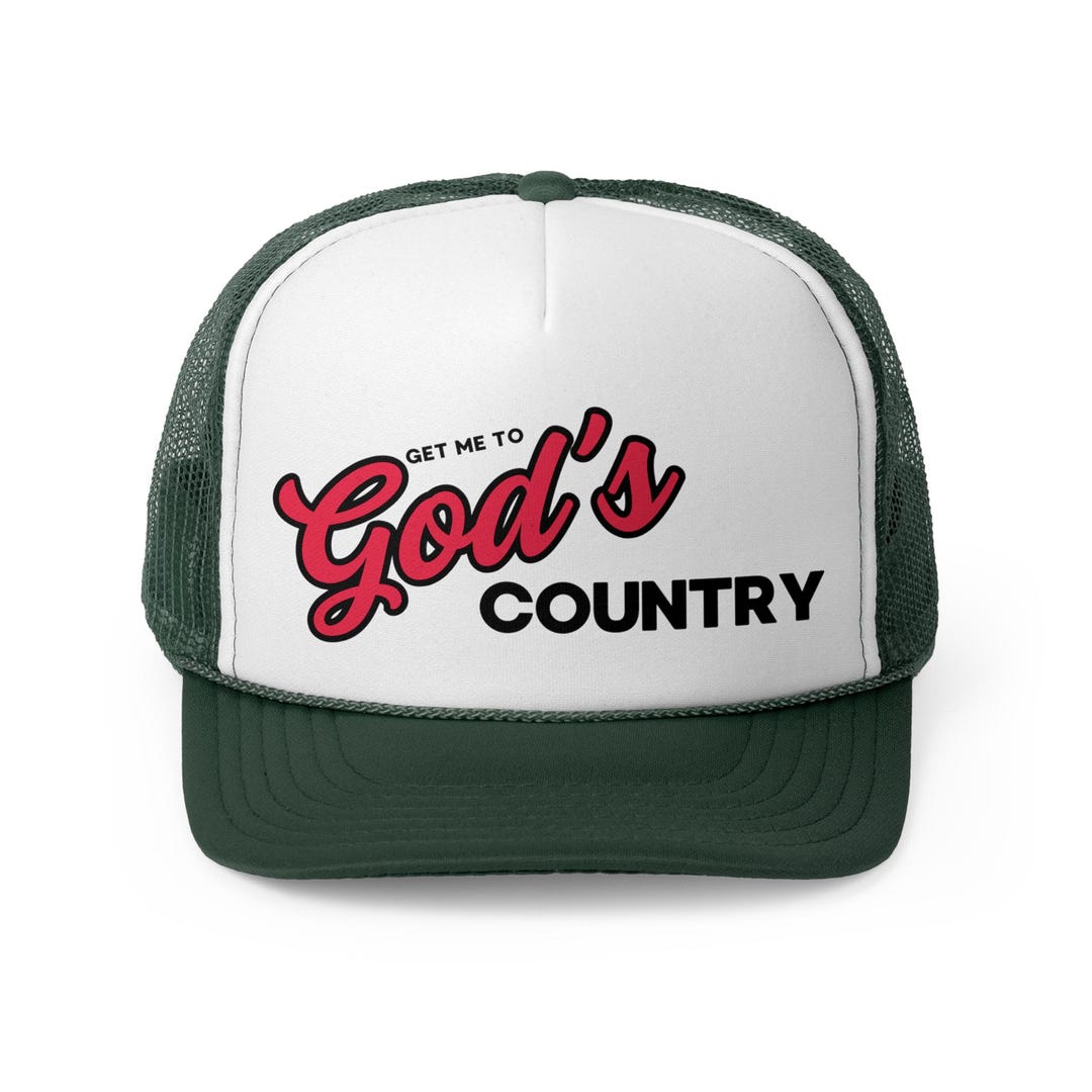 Morgan Wallen Get Me to God's Country Trucker Cap - Morgan Wallen Hat ...