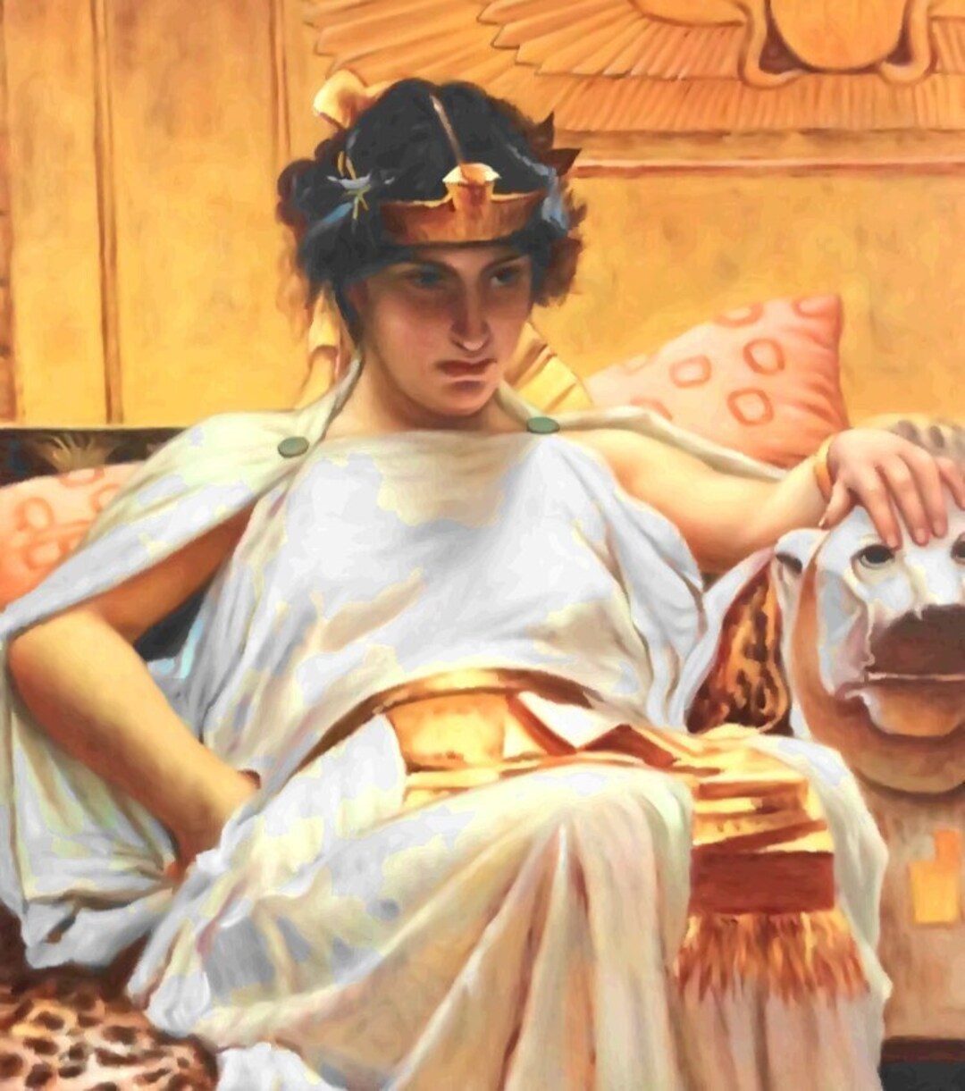 Cleopatra - Counted Cross Stitch Classic Painting Pattern / John ...
