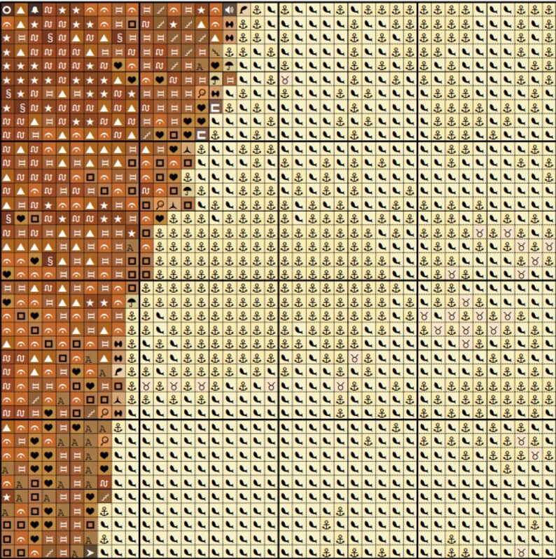 The Dining Room Counted Cross Stitch Classic Painting Pattern / Paul ...