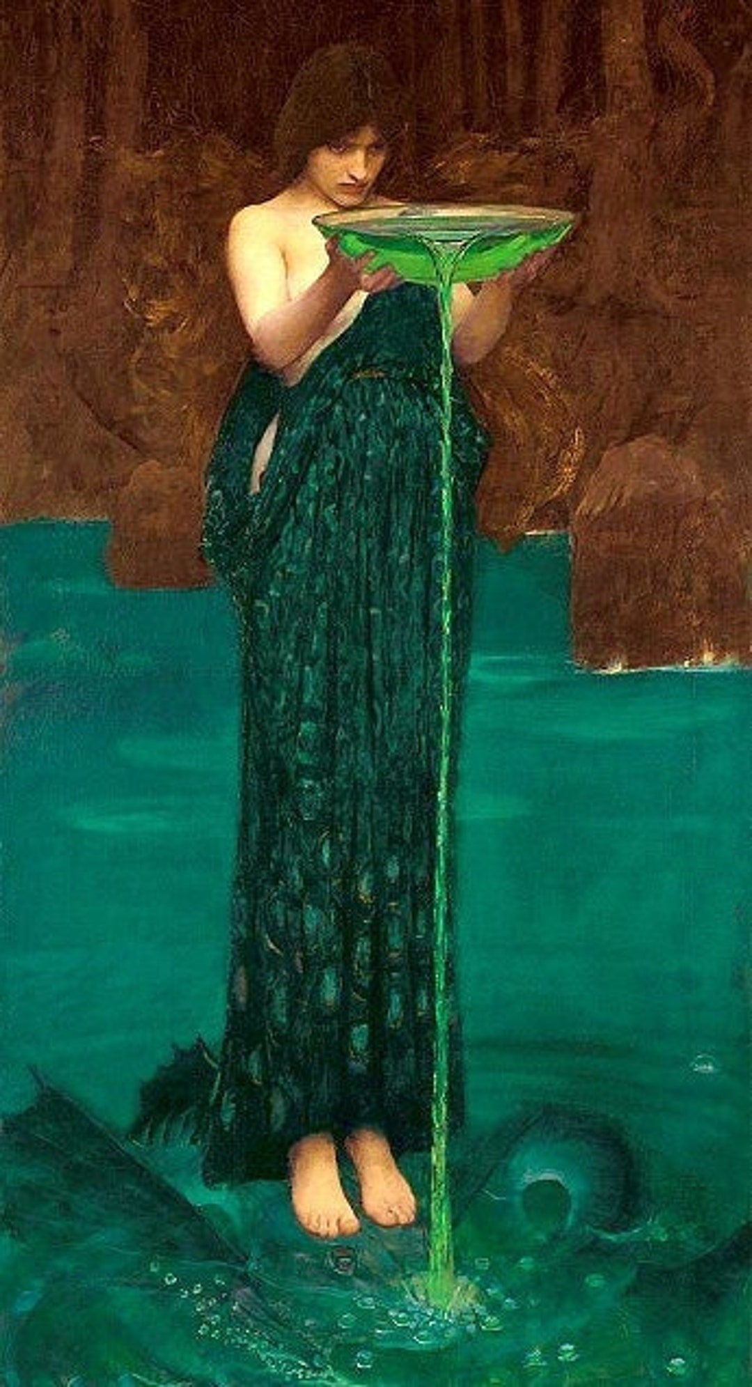 Circe Invidiosa - Counted Cross Stitch Classic Painting Pattern / John ...