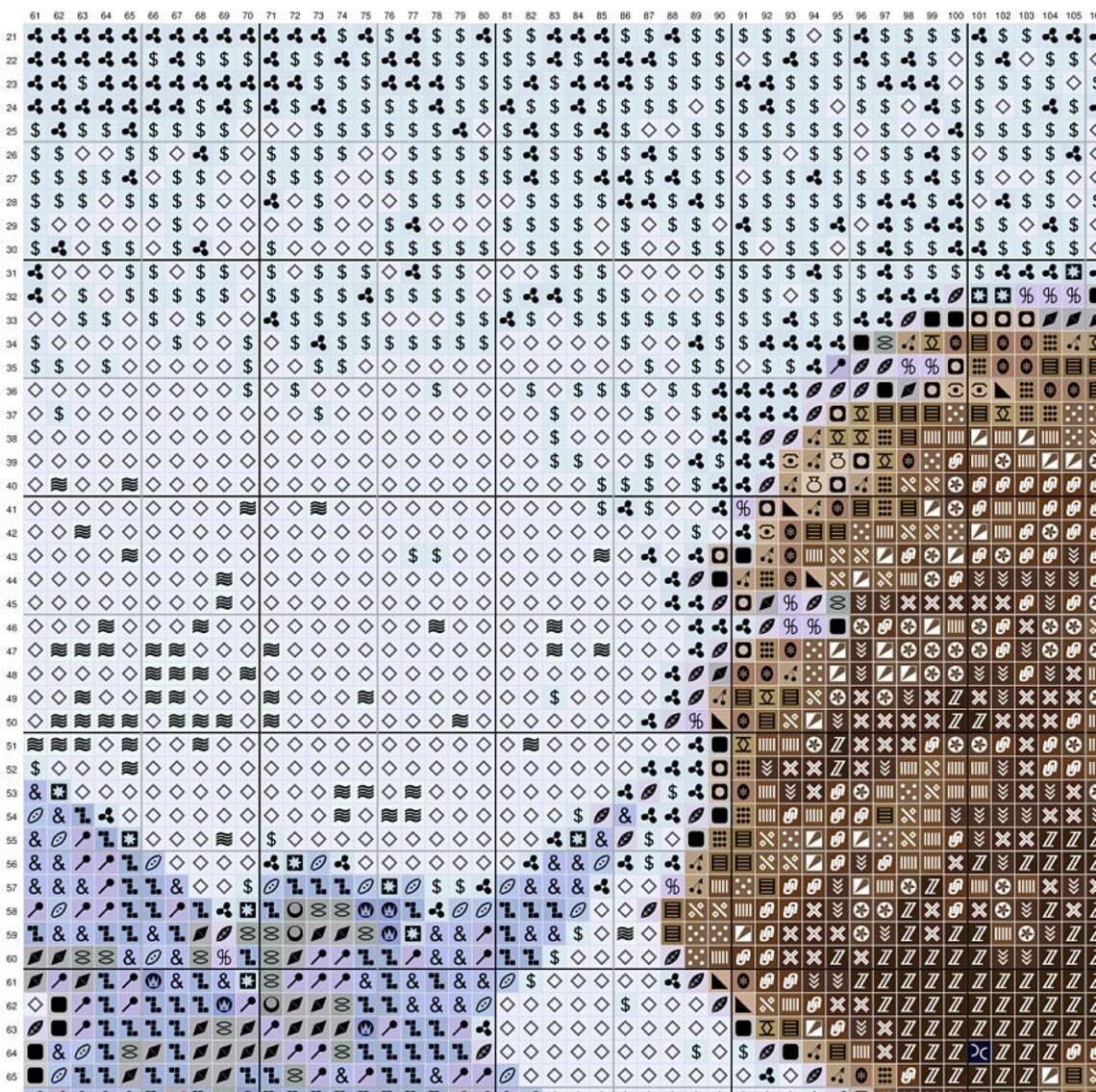 Fallen Angel Counted Cross Stitch Classic Painting Pattern / - Etsy