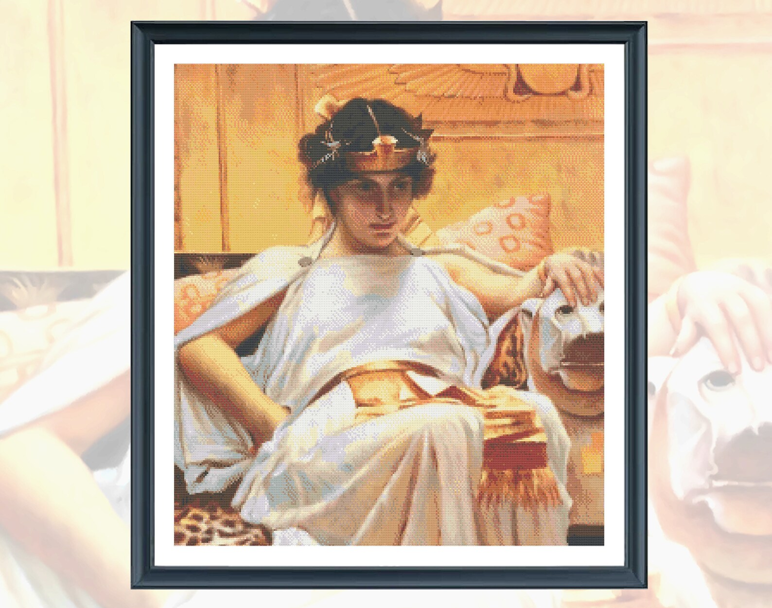 Cleopatra - Counted Cross Stitch Classic Painting Pattern / John ...