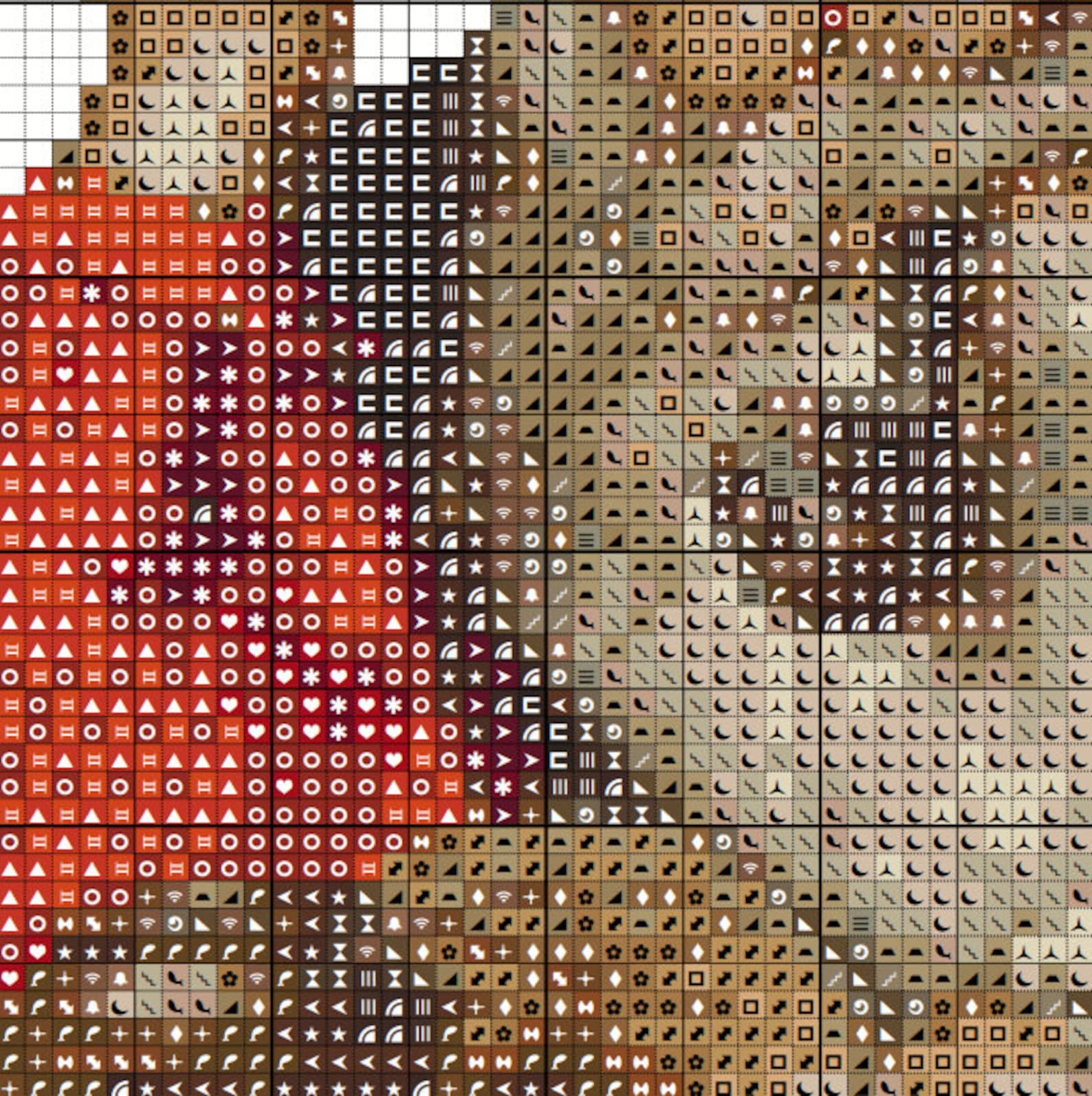 Christmas Santa Reading Mail - Counted Cross Stitch Classic Painting ...