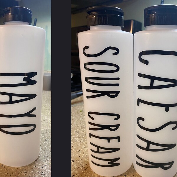 Condiment Bottle - Etsy
