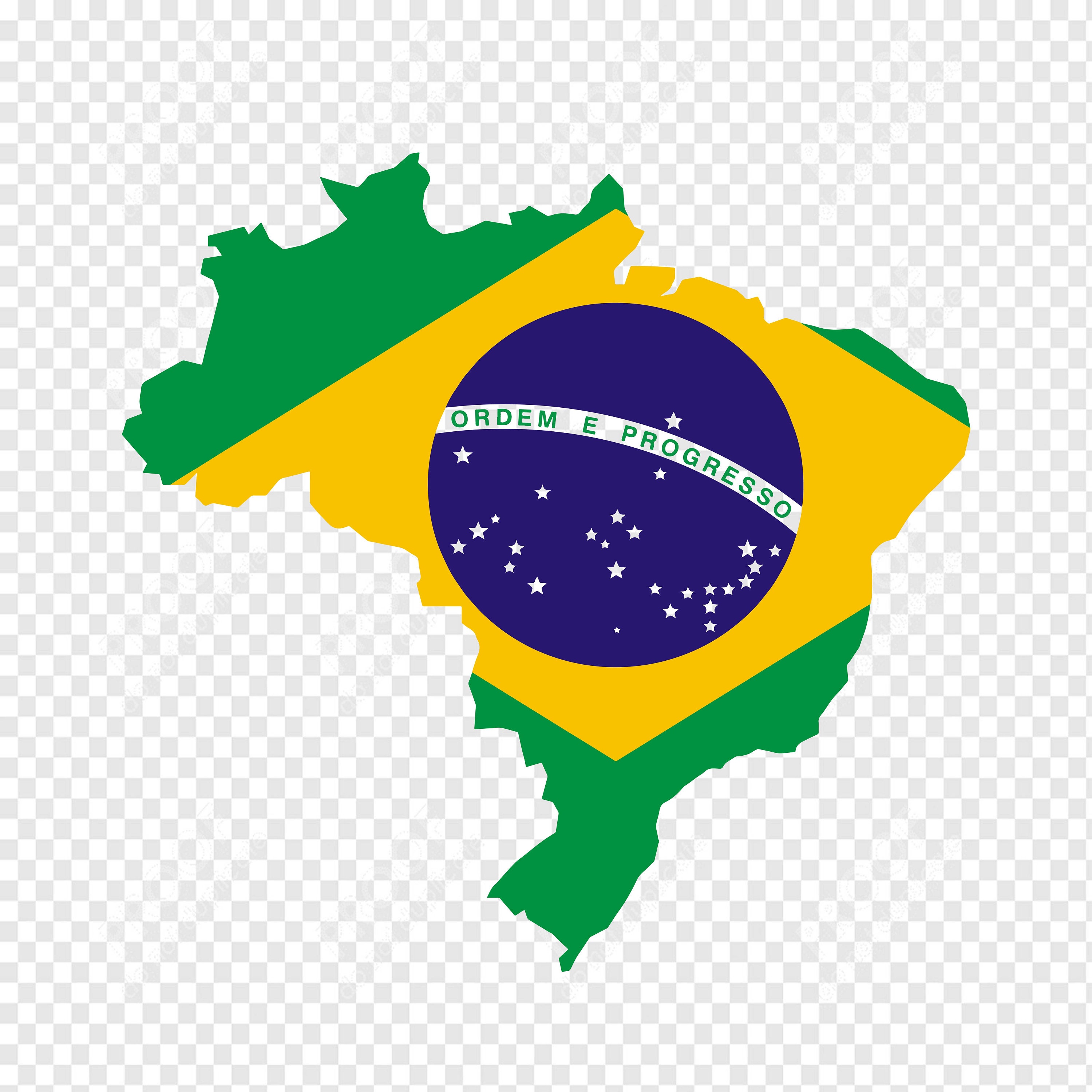 Brazil Map Flag SVG Map of Brazil Brazilian National Flag - Etsy Canada