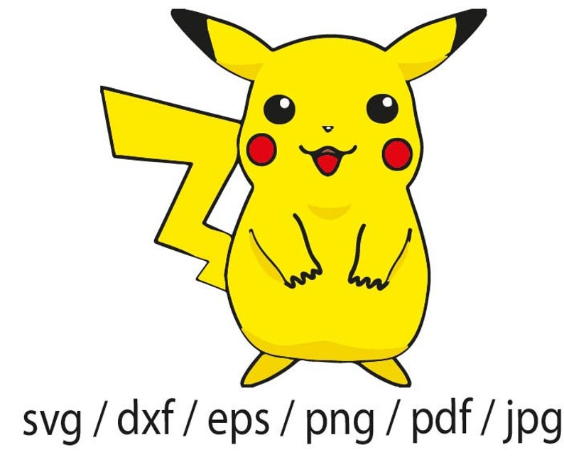 Pokemon Svg Pikachu Svg Pikachu Vector Pikachu Layered - Etsy Australia