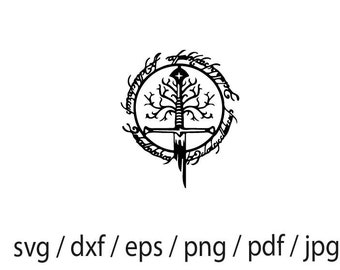 Middle Earth Svg - Etsy