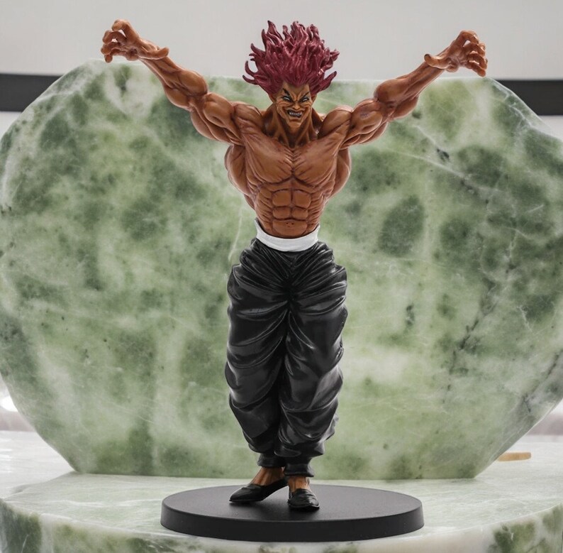 High-quality Martial Arts 22CM Piece Action Japanese Anime Figure Baki ...
