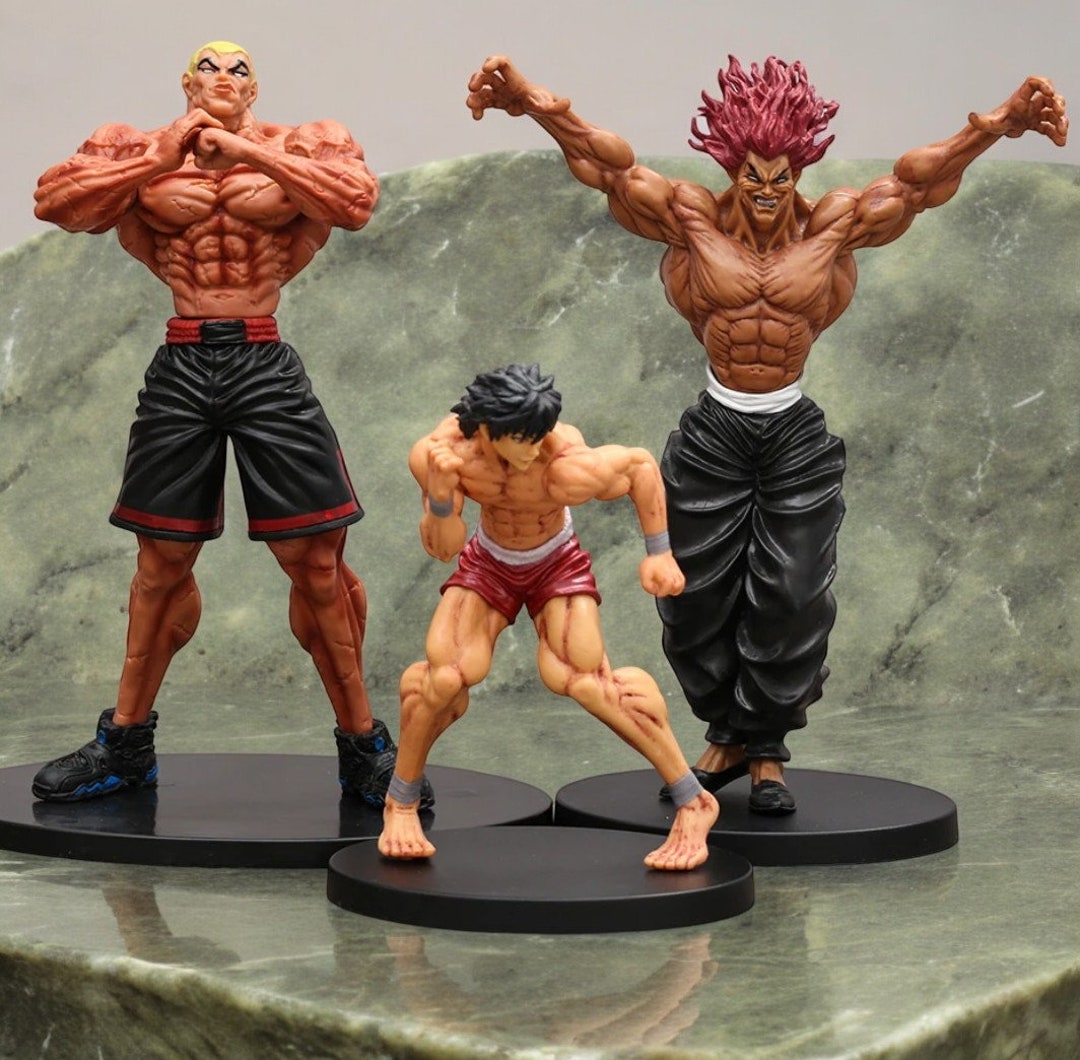 High-quality Martial Arts 22CM Piece Action Japanese Anime Figure Baki ...