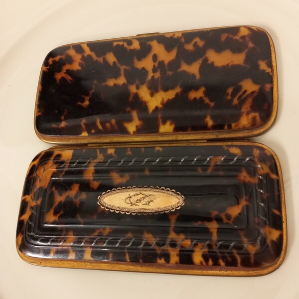 Tortoise Shell Cigarette Case - Etsy
