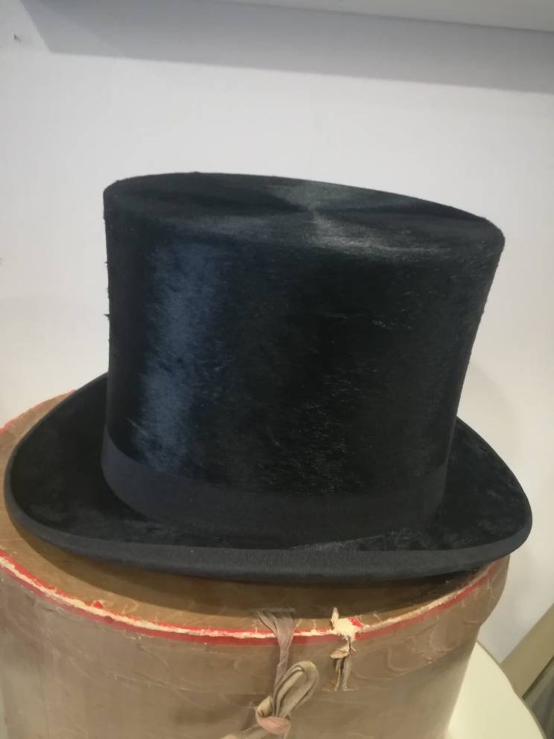 Silk Top Hat 19th Antique Prosecutor Judge's Hat in - Etsy