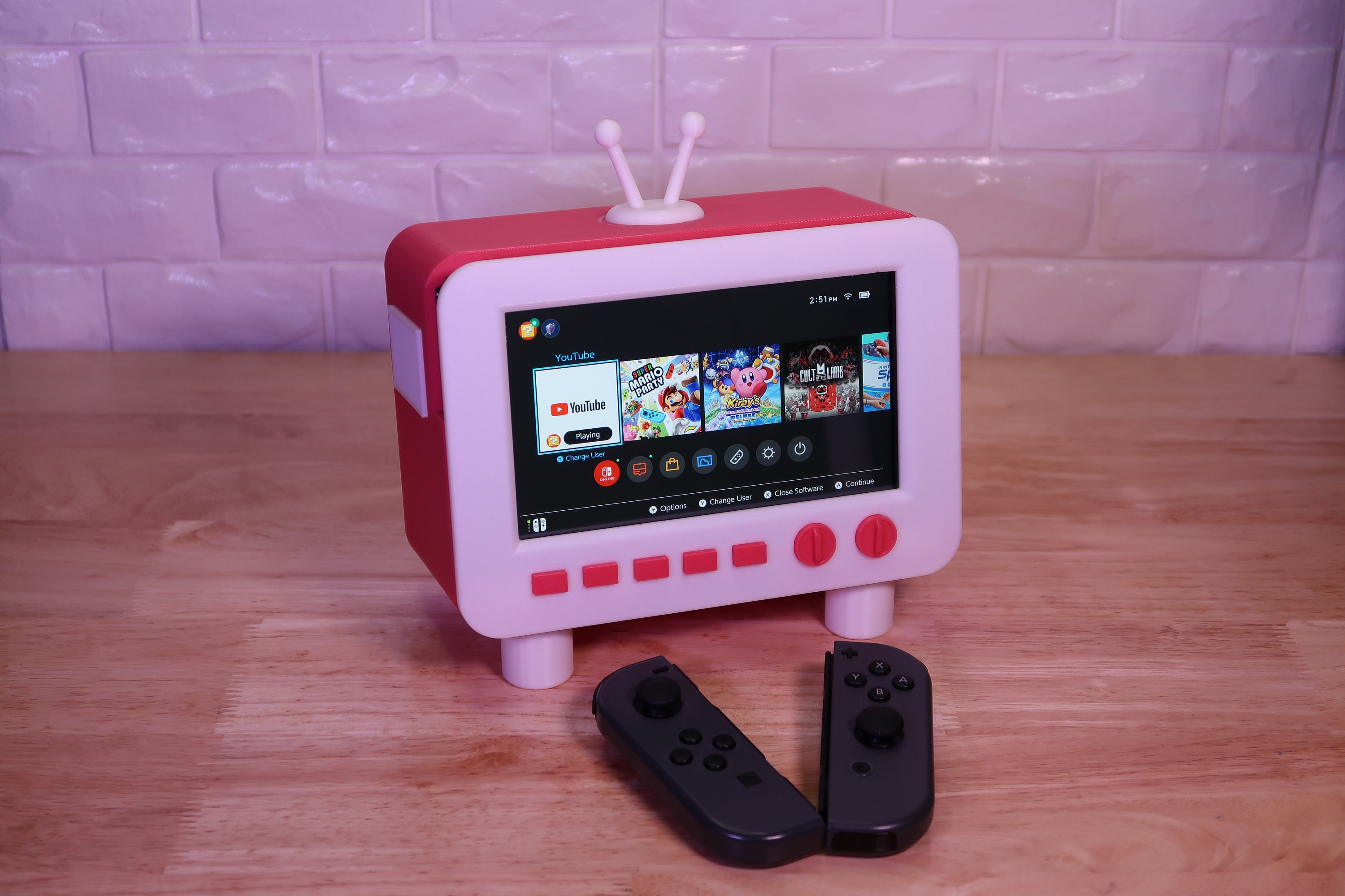 Retro TV Nintendo Switch Dock | 3D Printed Display Stand - Etsy