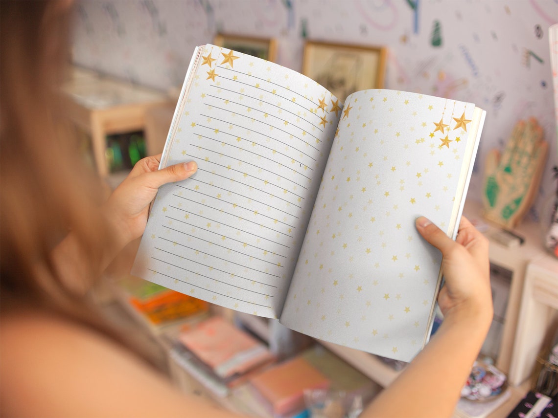 Star Paper Star Line Printable Stationary Instant Download - Etsy