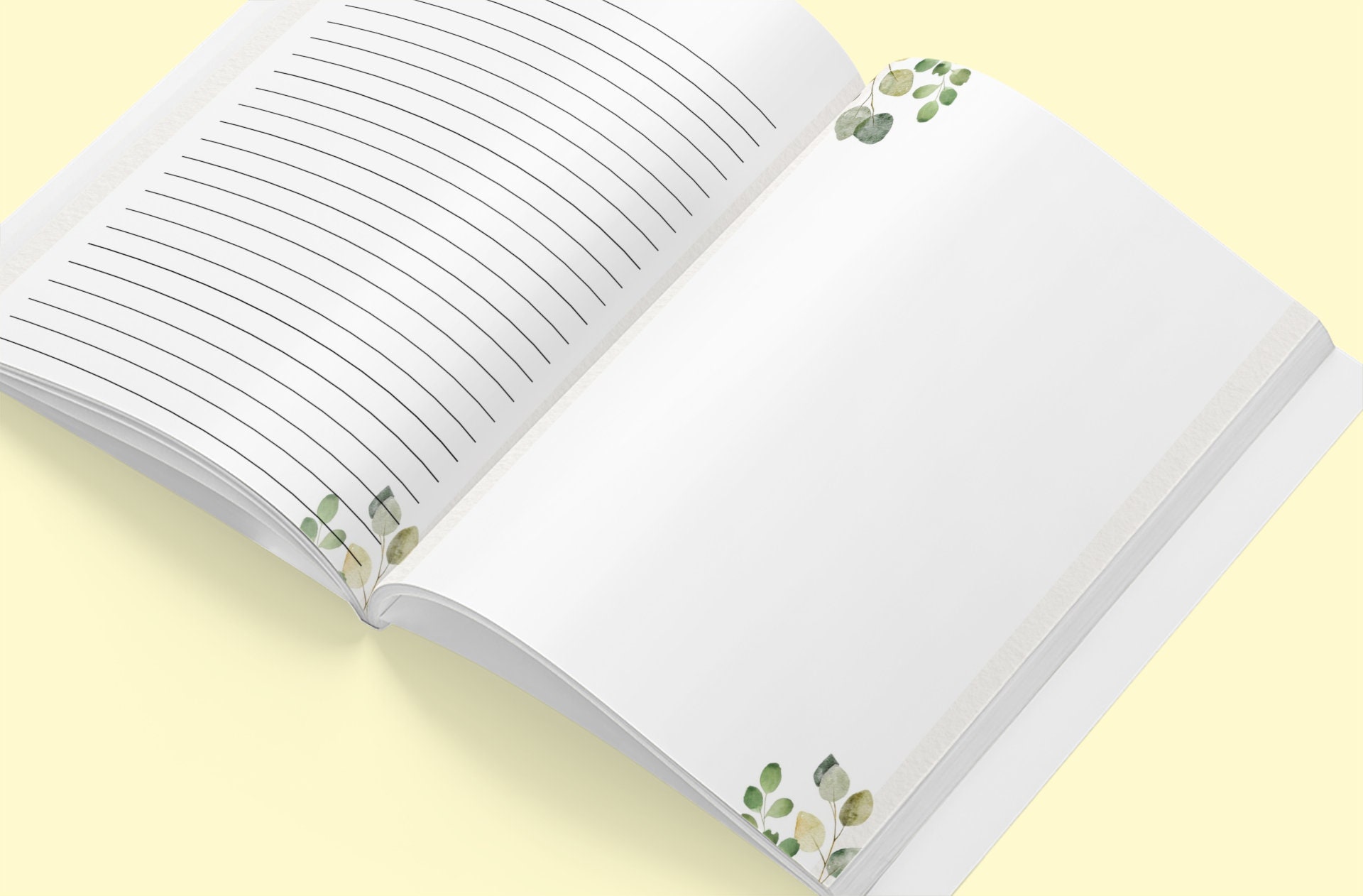 Botanical Letter Writing Paper Printable, Digital Download, Printable ...