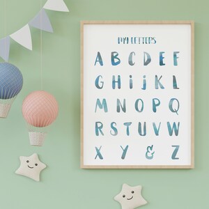 Abc Printable, Montessori Wall Art, Educational Prints, Homeschool Wall ...