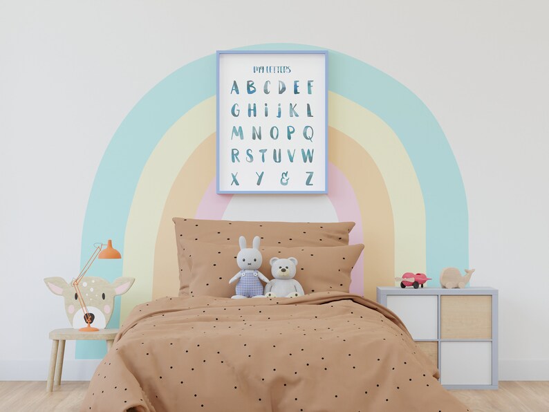 Abc Printable Montessori Wall Art Educational Prints - Etsy