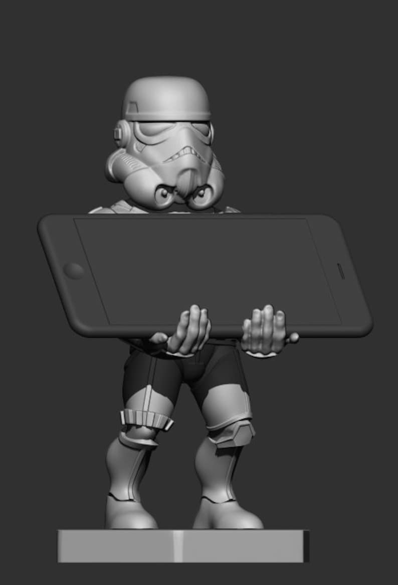 3D STL File-storm Trooper Controller Stand Joystick Holder - Etsy