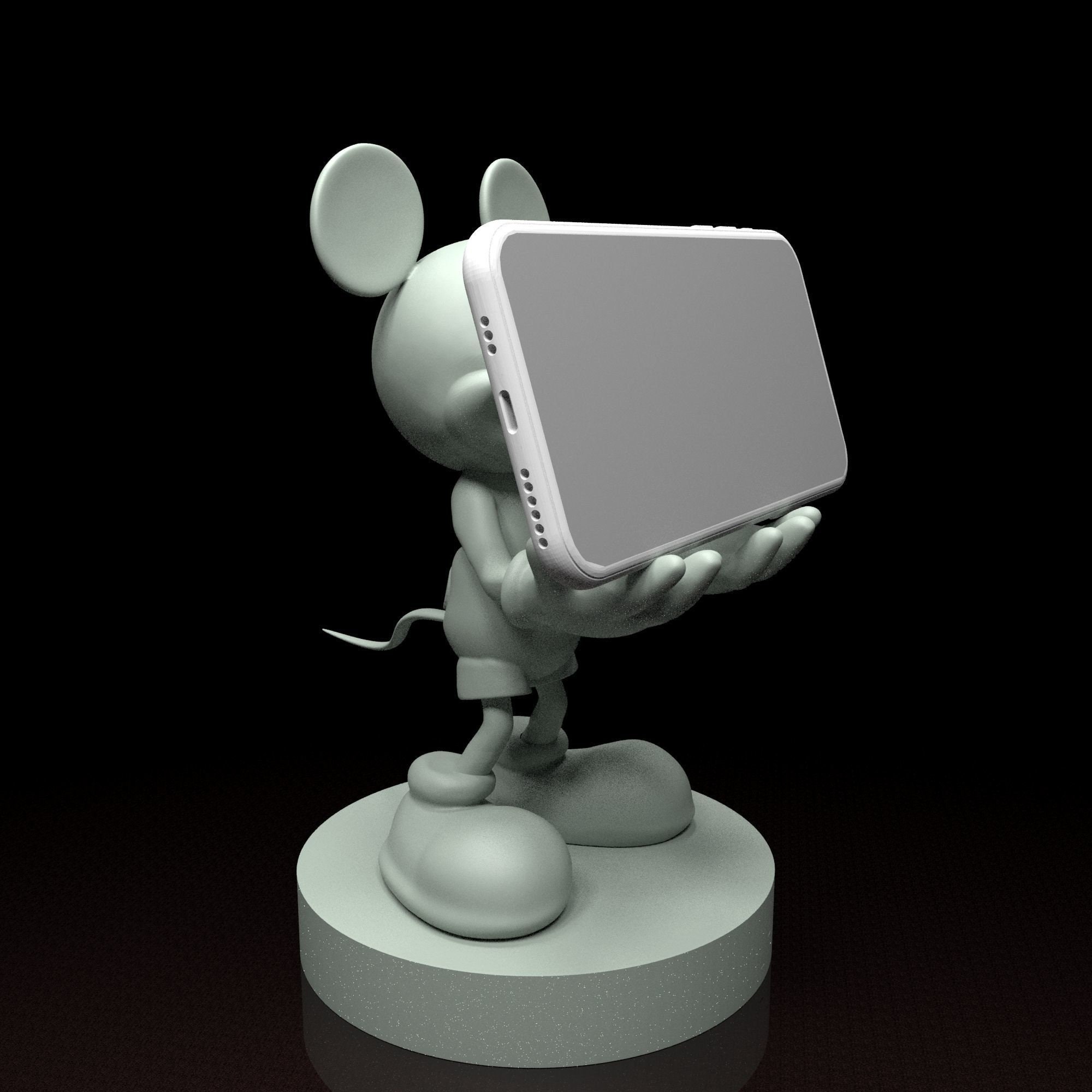 Mickey Mouse Controller Stand STL File | 3D Print Phone Holder ...