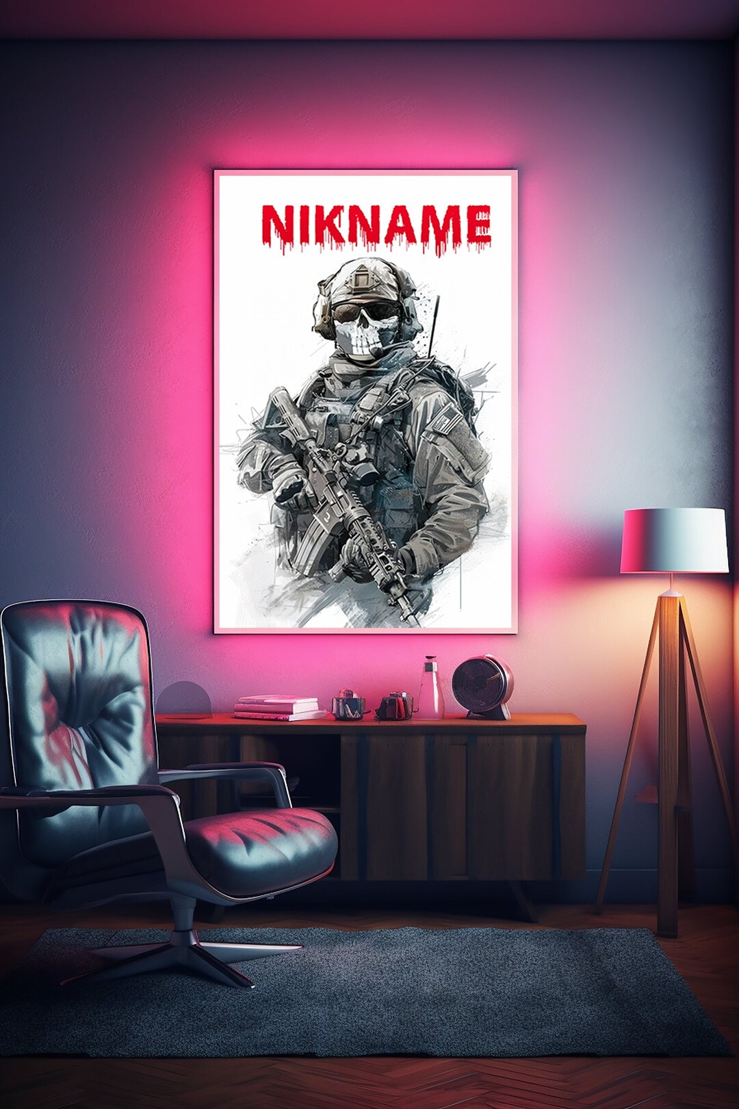 Custom Call of Duty Game Poster Gamer's Dream Decor for Gaming Room ...