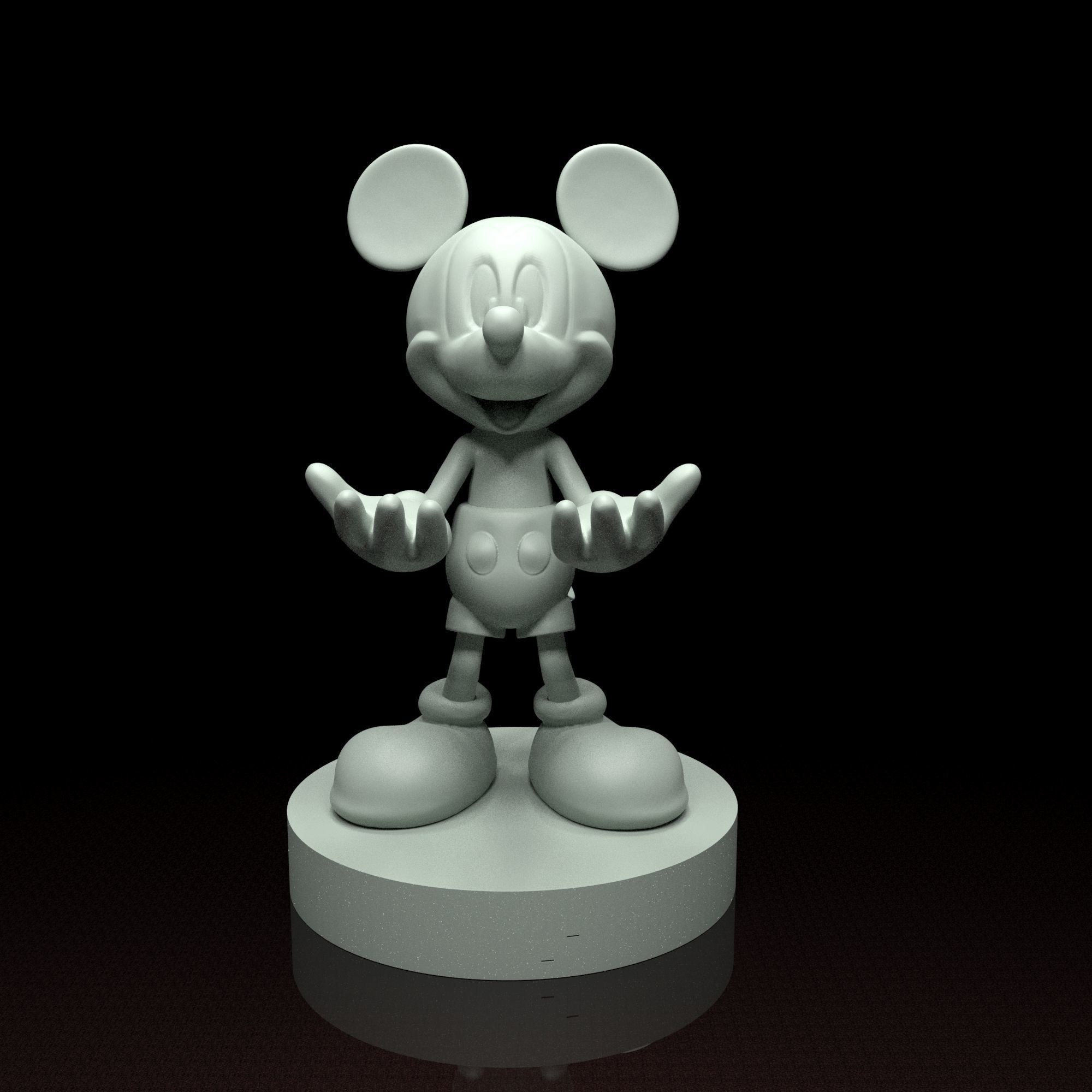 Mickey Mouse Controller Stand STL File | 3D Print Phone Holder ...