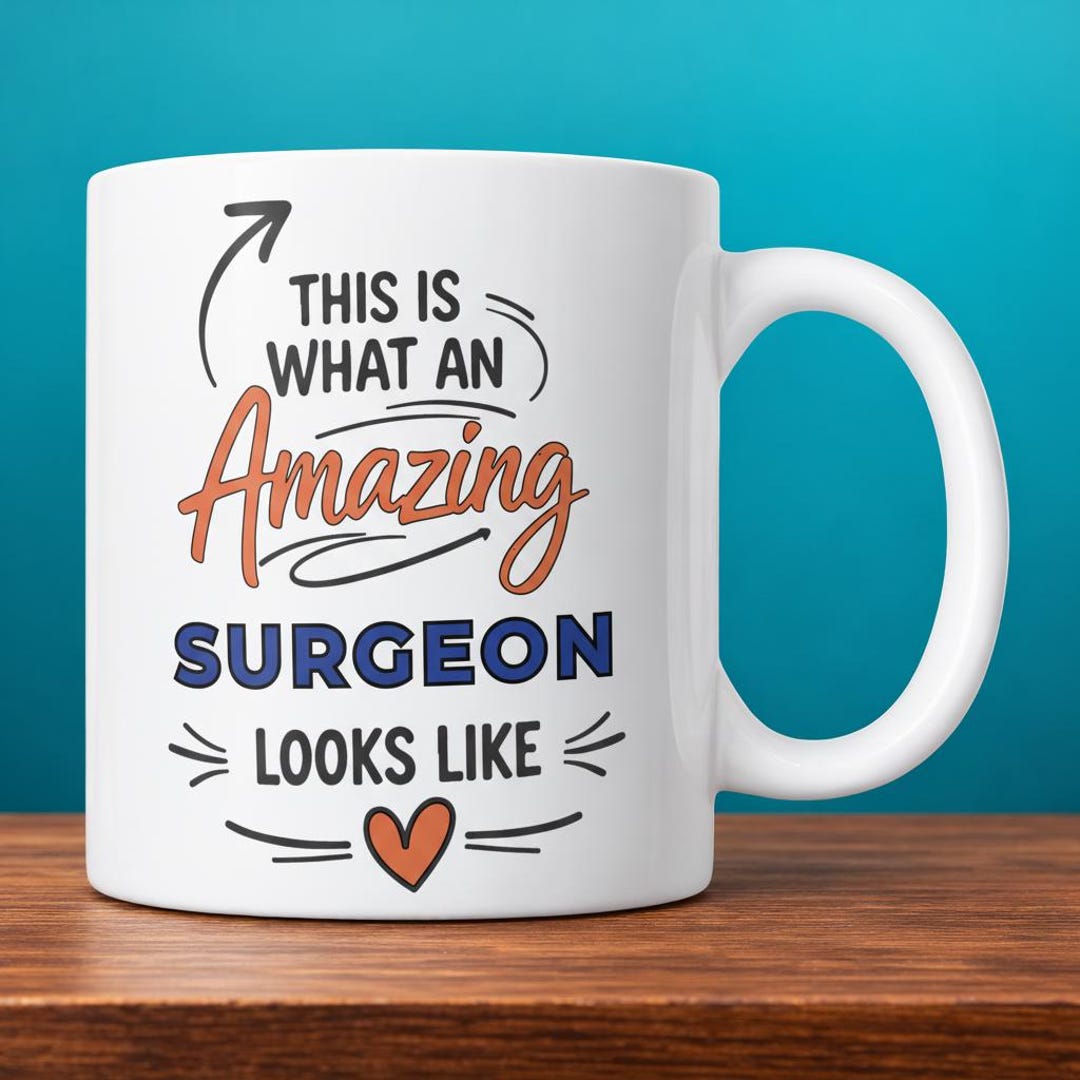 Surgeon Mug | Amazing Surgeon Gift | Surgeon Coffee Cup | Medical ...