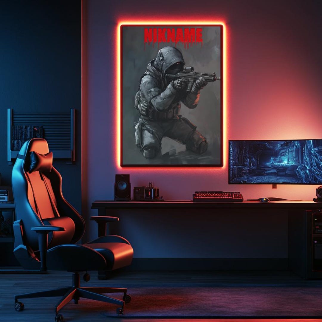 Call of Duty Wall Art Unique Decor for Gaming Room Setup - Etsy