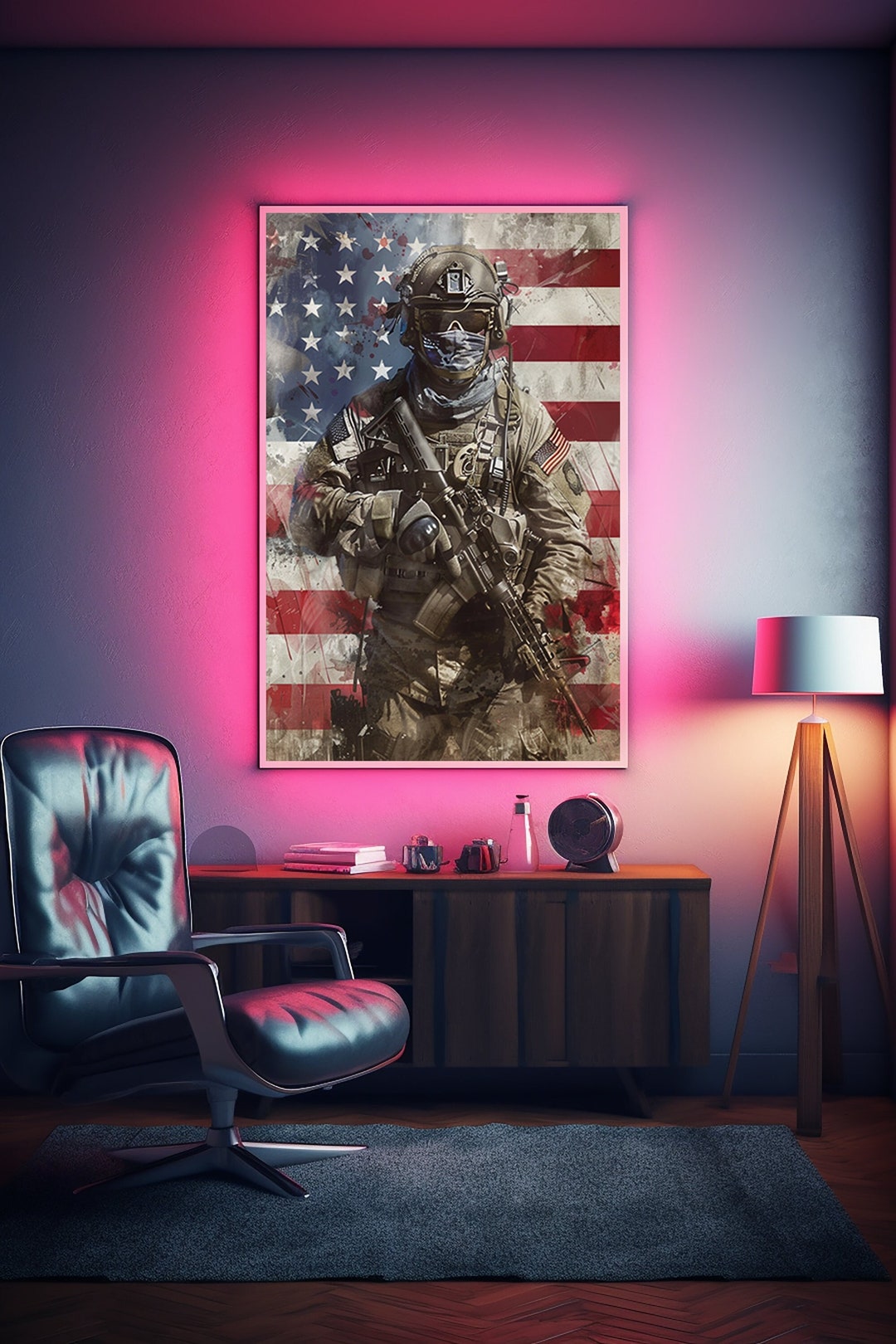 Unic Gaming Room Decor Custom Call of Duty Poster in Hand-drawn Style ...