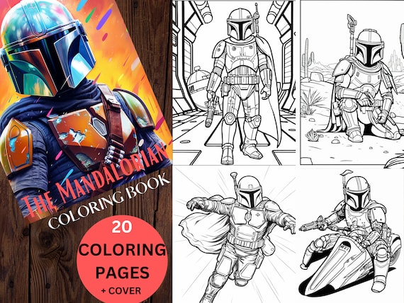 Star Wars Coloring Pages Jango Fett