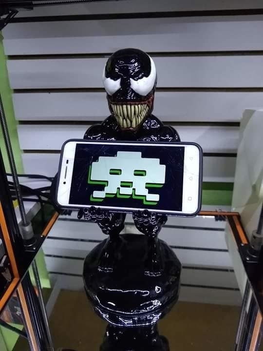 3D STL File- Venom Controller Stand | Joystick Holder, Phone Holder ...