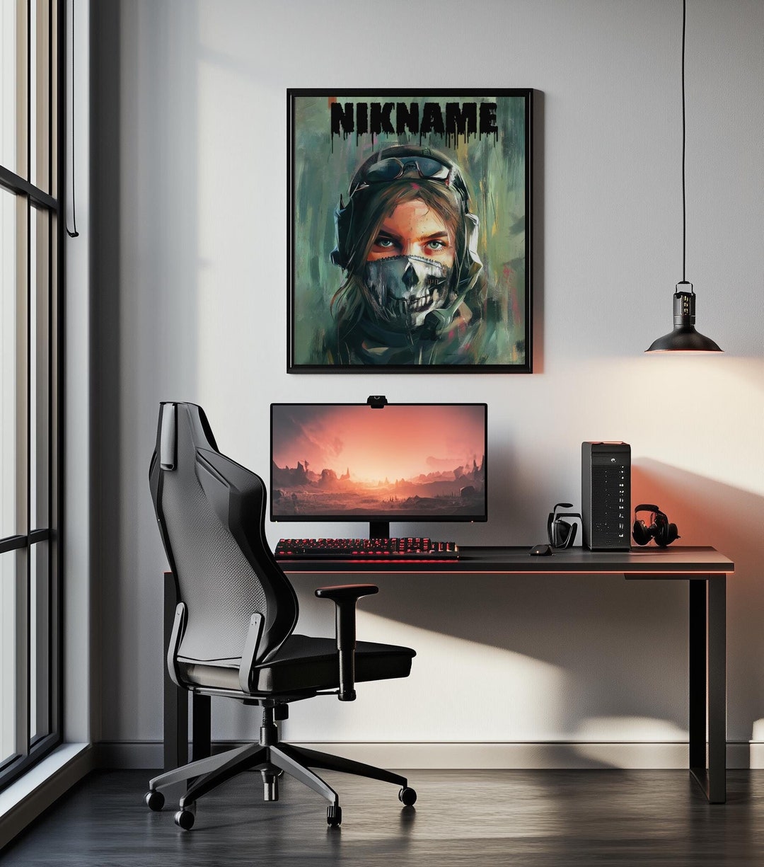 Custom Call of Duty/battlefield Poster With Your Gamer Tag Personalized ...