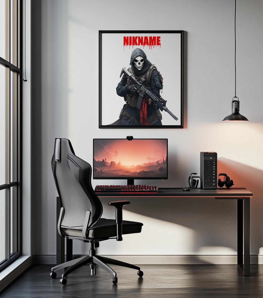 Call of Duty Wall Art Unique Decor for Gaming Room Setup - Etsy