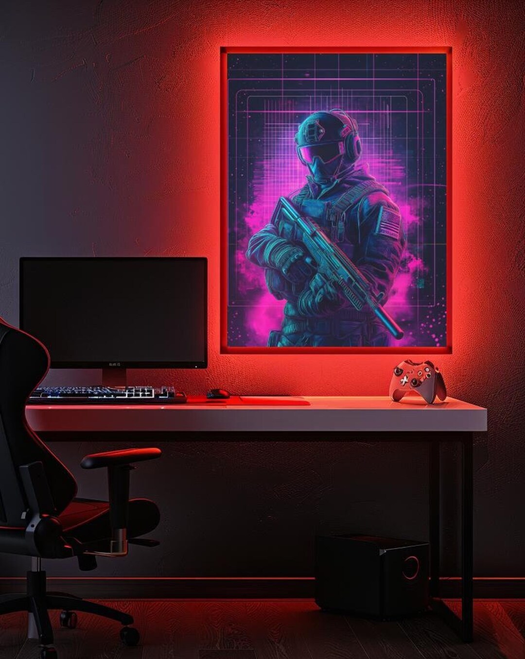 Custom Call of Duty/battlefield Poster With Your Gamer Tag Personalized ...