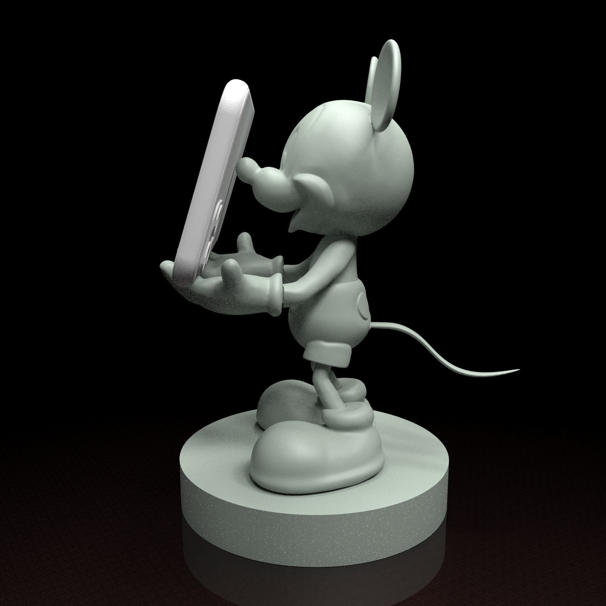 Mickey Mouse Controller Stand STL File | 3D Print Phone Holder ...