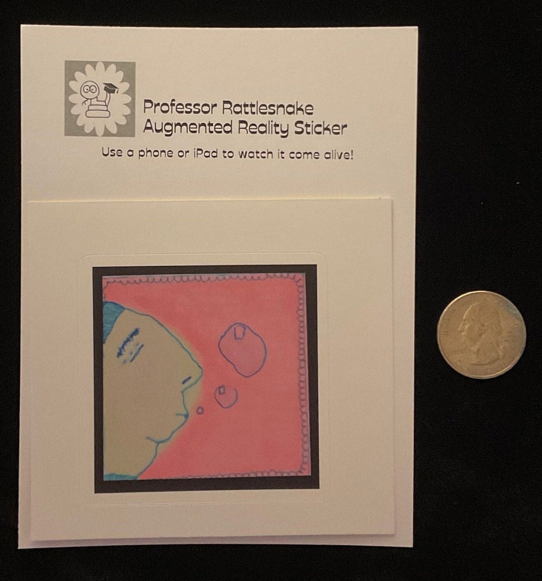 3x3 Vinyl Augmented Reality Sticker Laptop Decal - Etsy